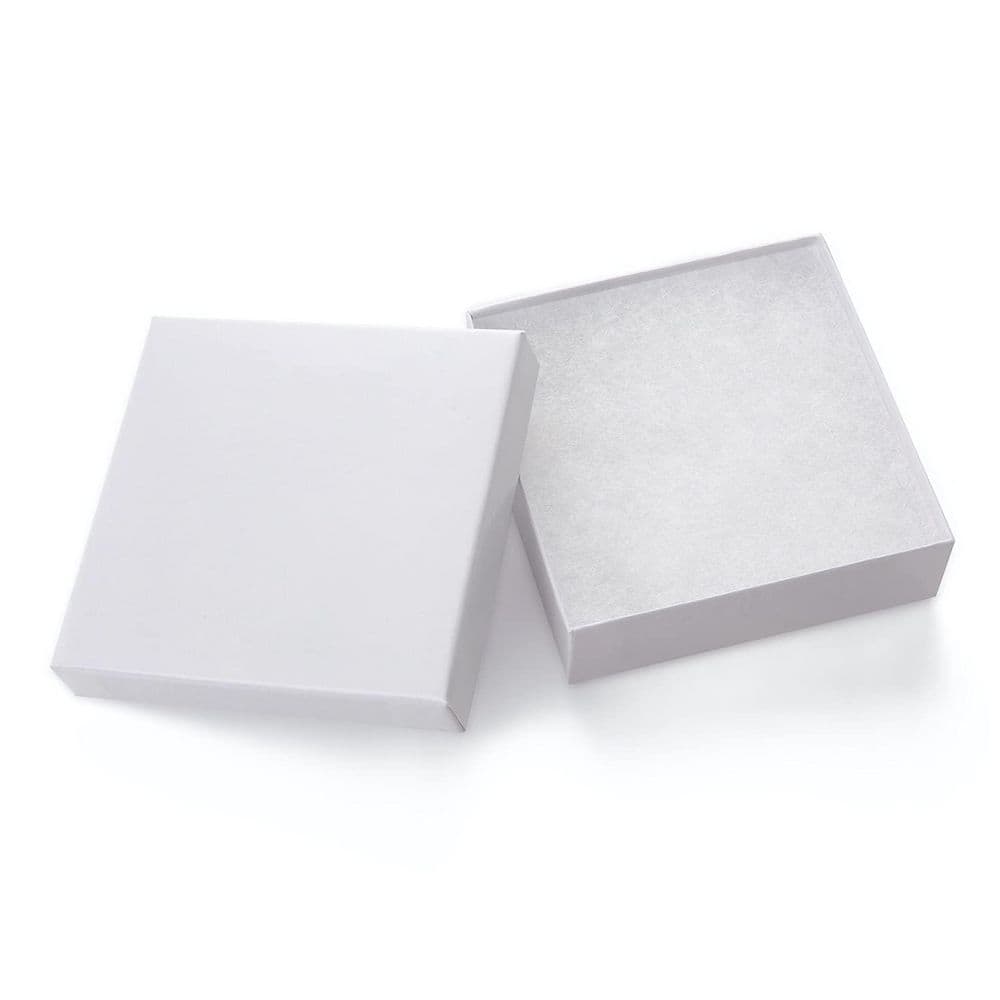 1 x 1 in. White Cardboard Jewelry Gift Boxes 96 Pack 3.5 x 3.5 x 1 in ...