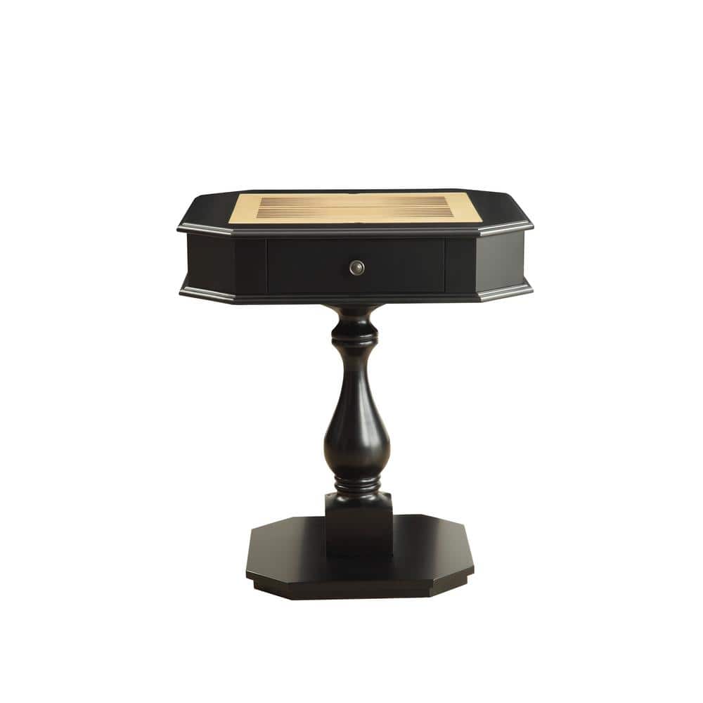 Acme Furniture Bishop Black Game End Table 82846 - The Home Depot