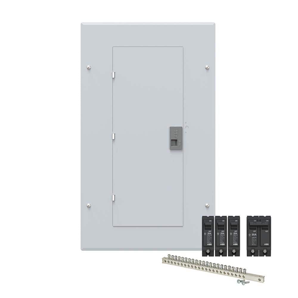 ABB 200 Amp 20-Space 40-Circuit Main Lug Indoor Plug-On Neutral Load Center Value Pack ...