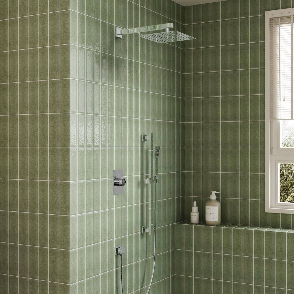 EVERSTEIN 2-Spray Wall Mount Dual Shower Head and Handheld Shower Head ...