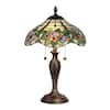 Dale Tiffany 23 in. Chicago Antique Bronze Table Lamp TT90179 - The ...