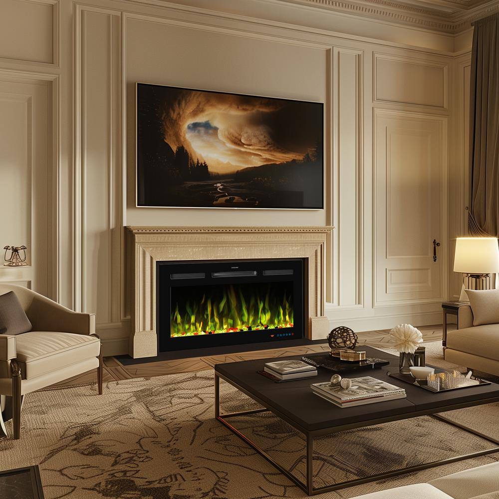 Prismaster ...keeps your home stylish 45 in. WiFi Electric Fireplace ...