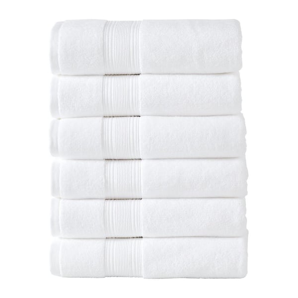Reviews for MODERN THREADS 24 in. x 48 in. Bath Towel Set White (6-Pack ...