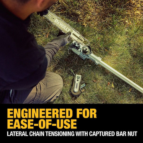 DEWALT FLEXVOLT 60V MAX 10 in. Cordless Battery Powered Telescoping Pole Saw (Tool Only ...