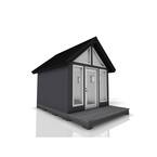 myBackyardStudio Installed Shed Rustica Series Refuge 10 ft. x 12 ft ...