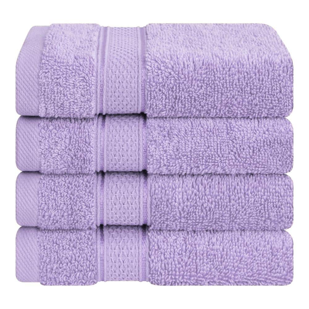 American Soft Linen Salem Luxury 4-Pack Washcloth Set, 100% Cotton, 13 ...