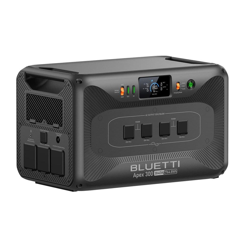 BLUETTI 3840W Continuous/7680W Peak Output 2764Wh Portable Power ...