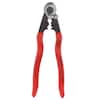 KNIPEX Heavy Duty Forged Steel 7-1/2 in. Wire Rope Cutters with 64 HRC ...