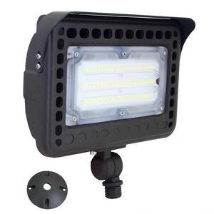 Bieuoram 80-Watt 9600 Lumens 120-Beam Angle Bronze Dusk to Dawn ...