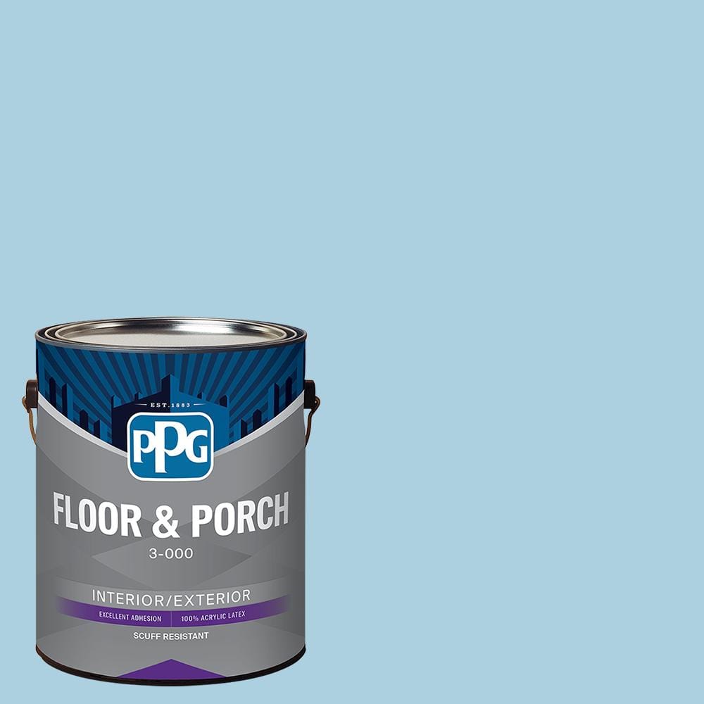 Reviews for PPG 1 gal. PPG1238-3 Flemish Blue Satin Interior/Exterior ...