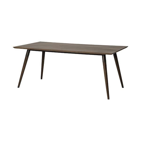 HomeRoots Brown Wood 39 in. 4 Legs Dining Table Seats 4) 2000380477 ...