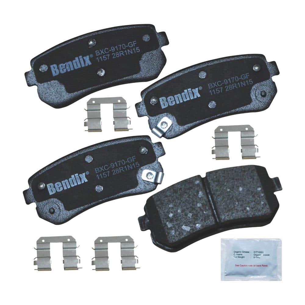 Bendix Premium Copper Free Disc Brake Pad Set 2008-2009 Ford Taurus ...