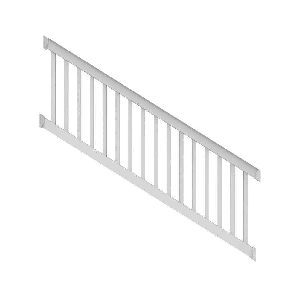 RDI Finyl Line 8 ft. x 36 in. H 28-Degree to 38-Degree White T-Top ...