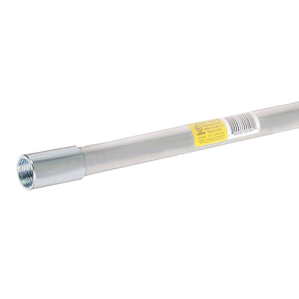 Wheatland Tube 3/4 in. x 10 ft. Rigid Aluminum Conduit 45438 - The Home ...