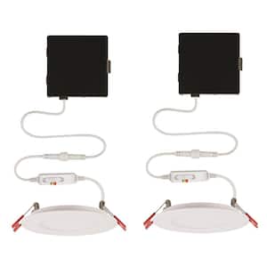 Halo HLBPH 4 in. Selectable CCT New Construction Canless Recessed ...