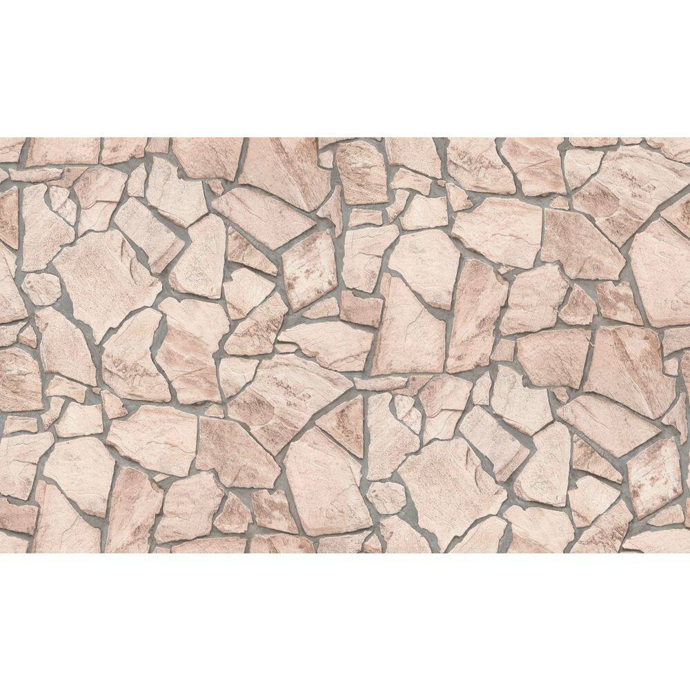 Bricks and More Collection Beige Claystone Brick Effect Matte Finish ...