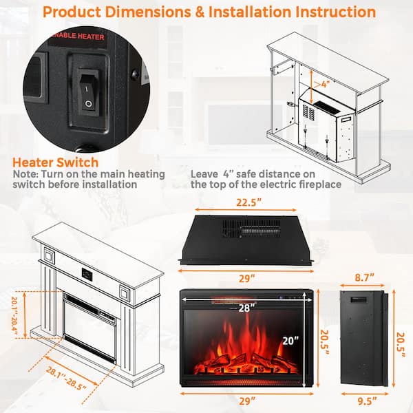 Killian electric fireplace store