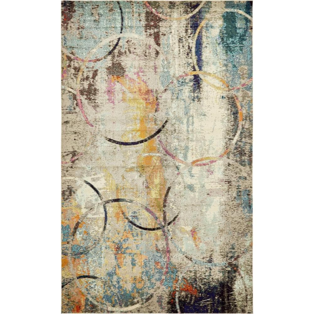 Unique Loom Chromatic Imperial Beige 10' 6 x 16' 5 Area Rug 3139870 ...