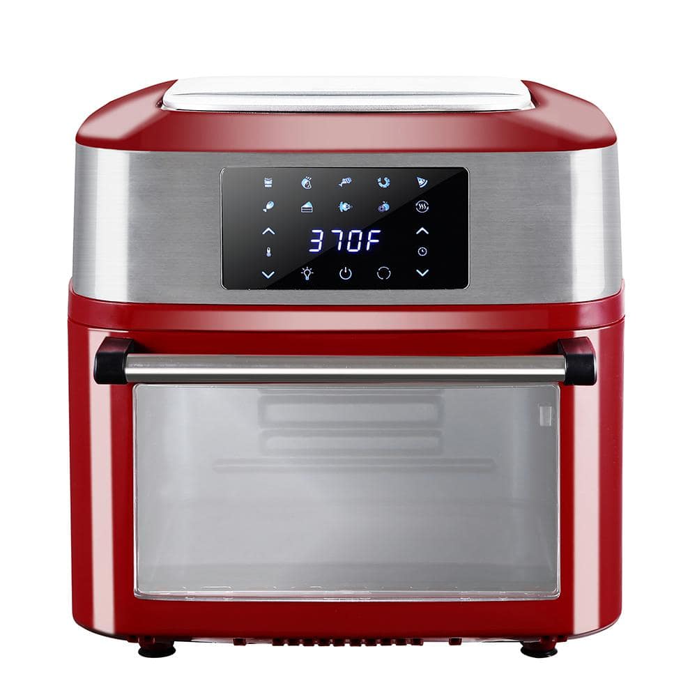 Winado 16.9 qt. Red Air Fryer Oven with Dehydrator Rotisserie ...