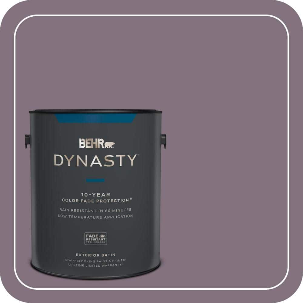 BEHR DYNASTY 1 gal. #690F-6 Wine Frost Satin Enamel Exterior Stain ...