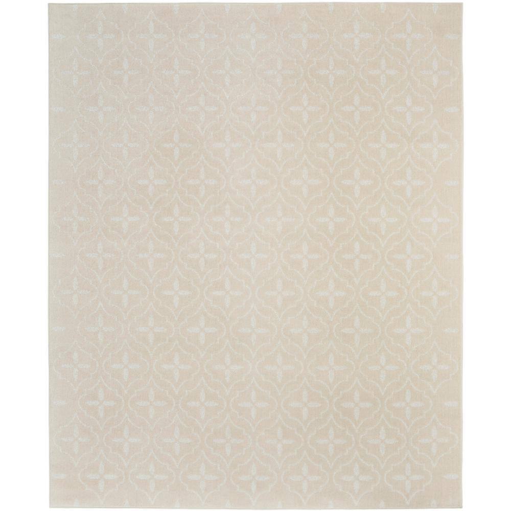 Nourison Home Nourison Essentials Ivory Beige 5 ft. x 7 ft. Moroccan ...