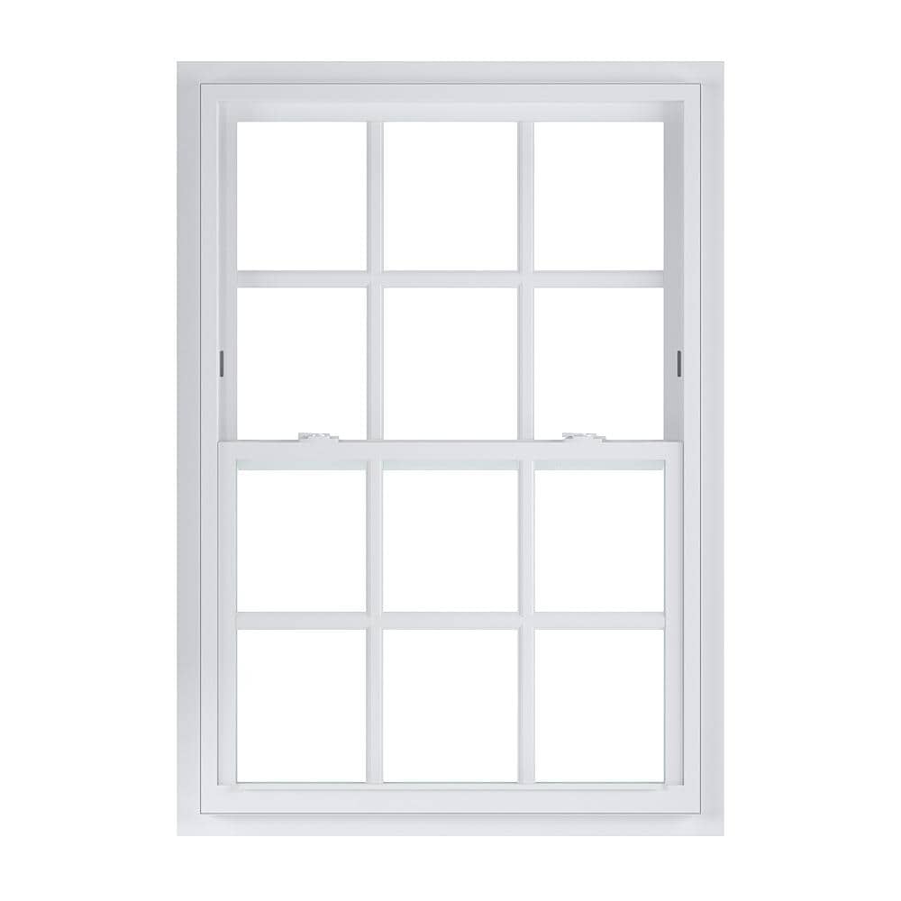American Craftsman 36 in. x 52 in. 70 Series White Single Hung Low-E ...