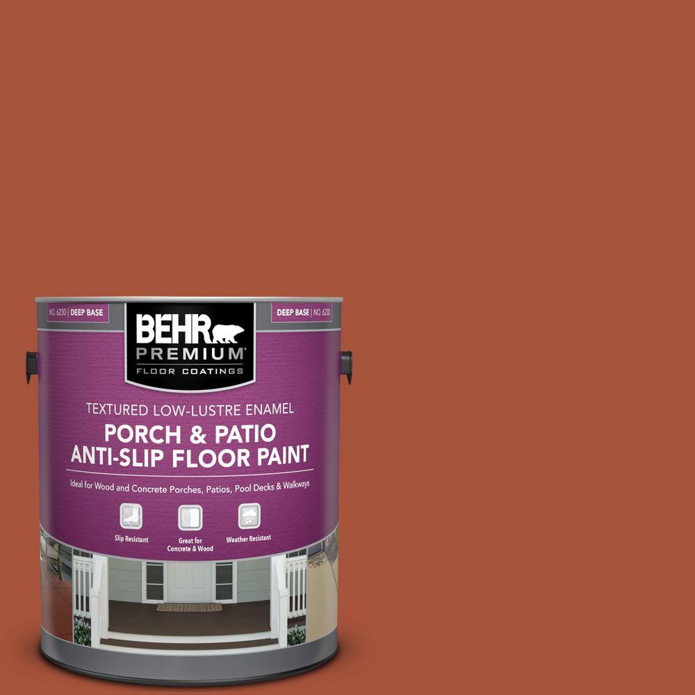 BEHR PREMIUM 1 gal. #S-H-210 New Penny Textured Low-Lustre Enamel ...