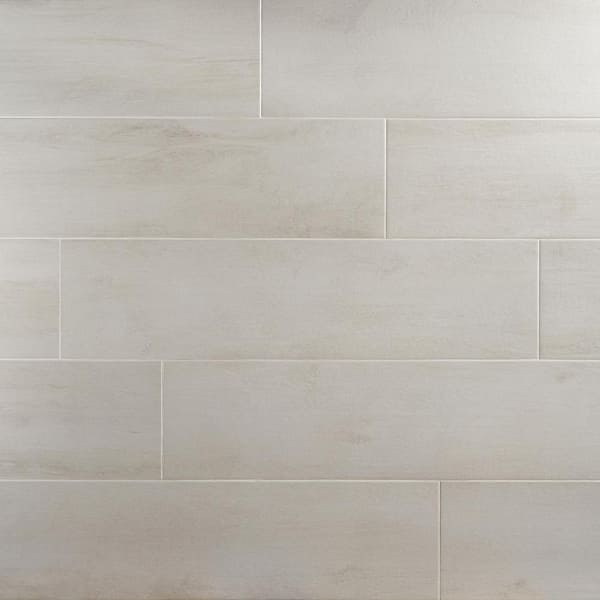 Ivy Hill Tile Briarwood Bone 4 in. x 0.34 in. Matte Porcelain Floor and ...