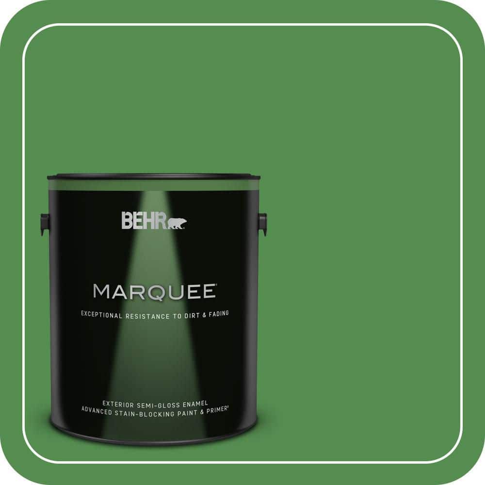 BEHR MARQUEE 1 gal. #M390-6 Belfast Semi-Gloss Enamel Exterior Paint ...