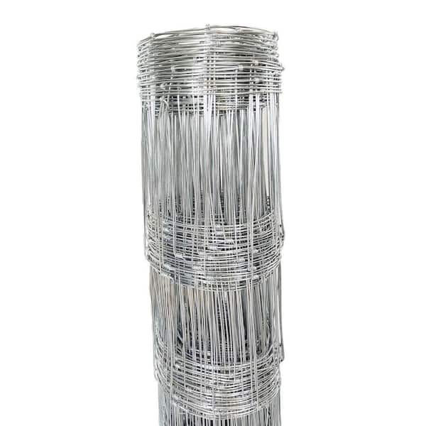 Cesicia 3936 in. W x 60 in. H Silver Metal 14 Gauge Heavy Zinc Coating ...
