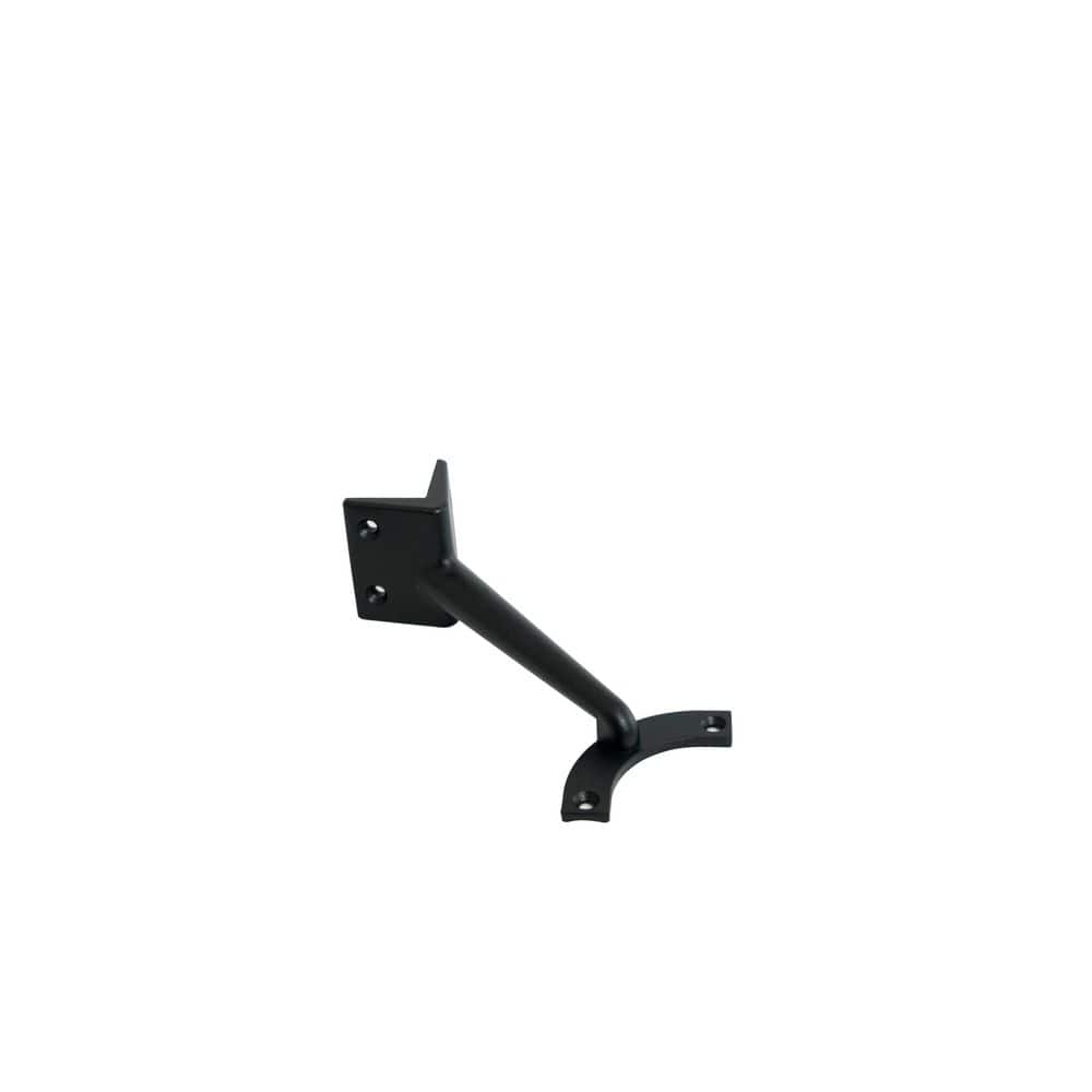 FORTRESS Round ADA Black Sand Steel Handrail Corner Bracket 50500968 ...