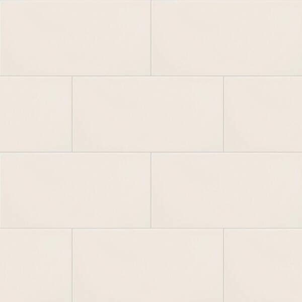Streamline Buff Matte 3 in. x 6 in. Ceramic Wall Tile (11.19 sq. ft ...