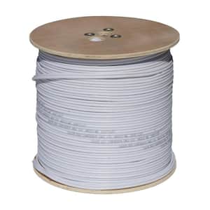 Southwire 1,000 ft. 18 RG6 Quad Shield CU CATV CM/CL2 Coaxial Cable in ...