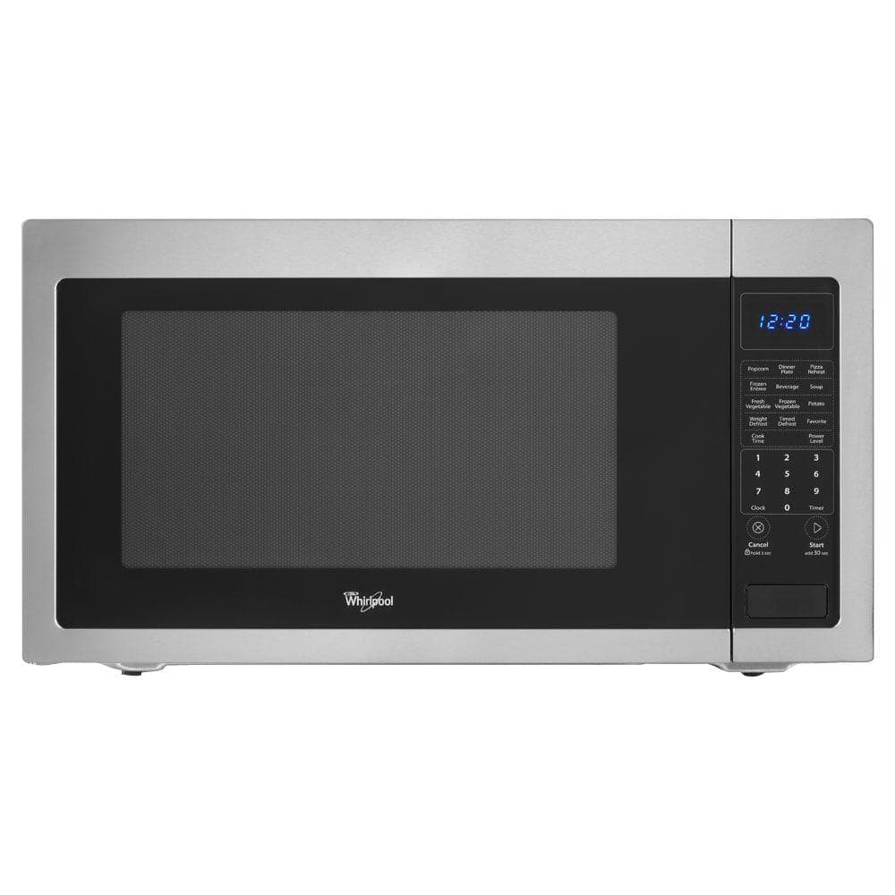 Whirlpool 2.2 cu. ft. Countertop Microwave in Stainless Steel, Built-In ...