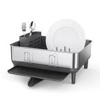 simplehuman Compact Steel Frame Stainless Steel Dish Rack-KT1179 - The ...