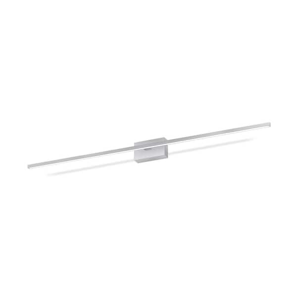 KUZCO Vega Minor 48-in 1 Light 44-Watt Brushed Nickel Integrated LED Vanity Light VL18248-BN ...