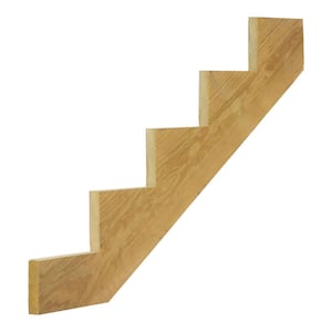 ProWood 2-Step Ground Contact Pressure Treated Pine Stair Stringer ...
