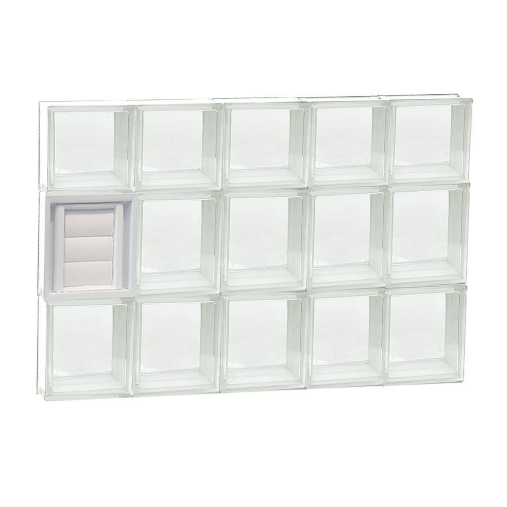 Clearly Secure 28.75 in. x 21.25 in. x 3.125 in. Frameless Clear Glass ...