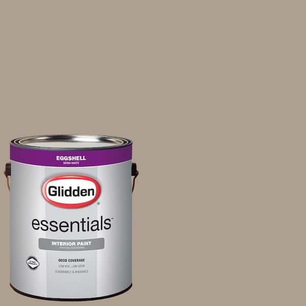 Glidden Essentials 1 gal. #HDGWN25 Neutral Wheat Eggshell Interior ...