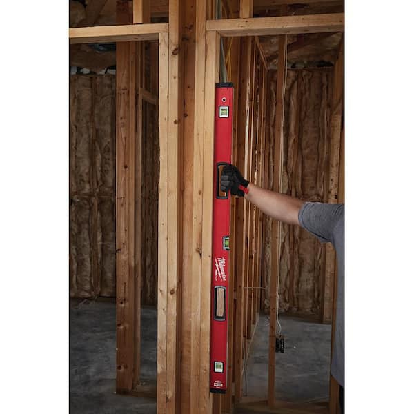 Milwaukee 72 in. REDSTICK Box Level with 10 in. 360 Locking Die Cast ...