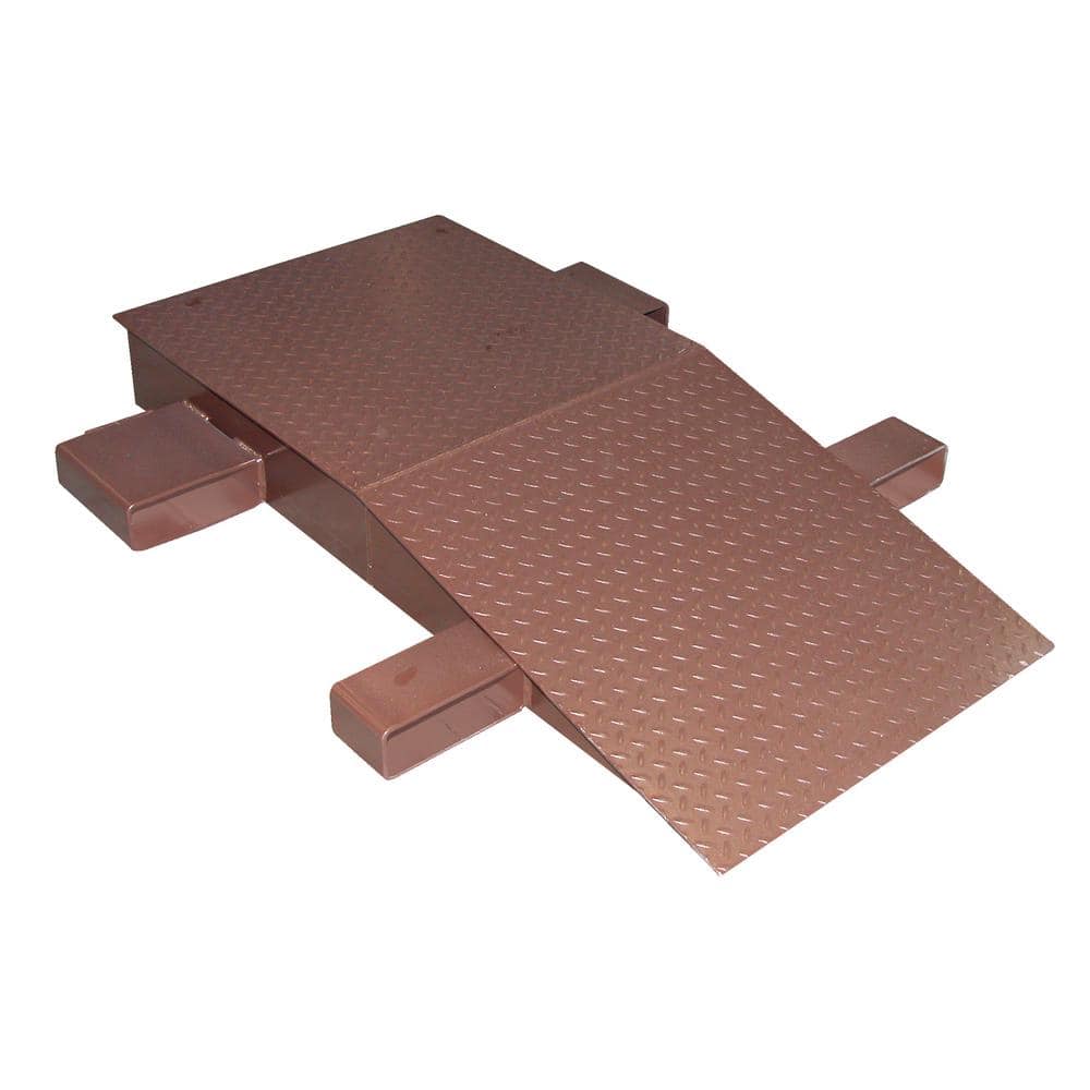 Vestil 60 in. x 24 in. x 10.25 in. Steel Wheel Riser SWR-24-10-60 - The ...