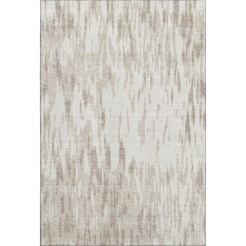 Addison Rugs Mayfield Premium Machine Washable Abstract AMF945 Ivory 3 ...