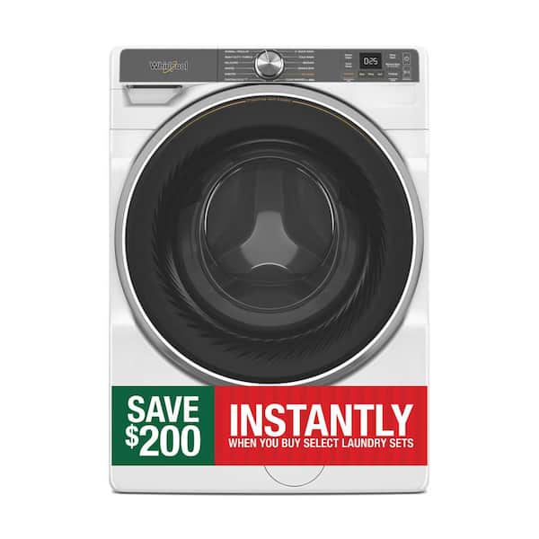 Whirlpool 5.0 cu. ft. Front Load Washer in White with FreshFlow Vent ...