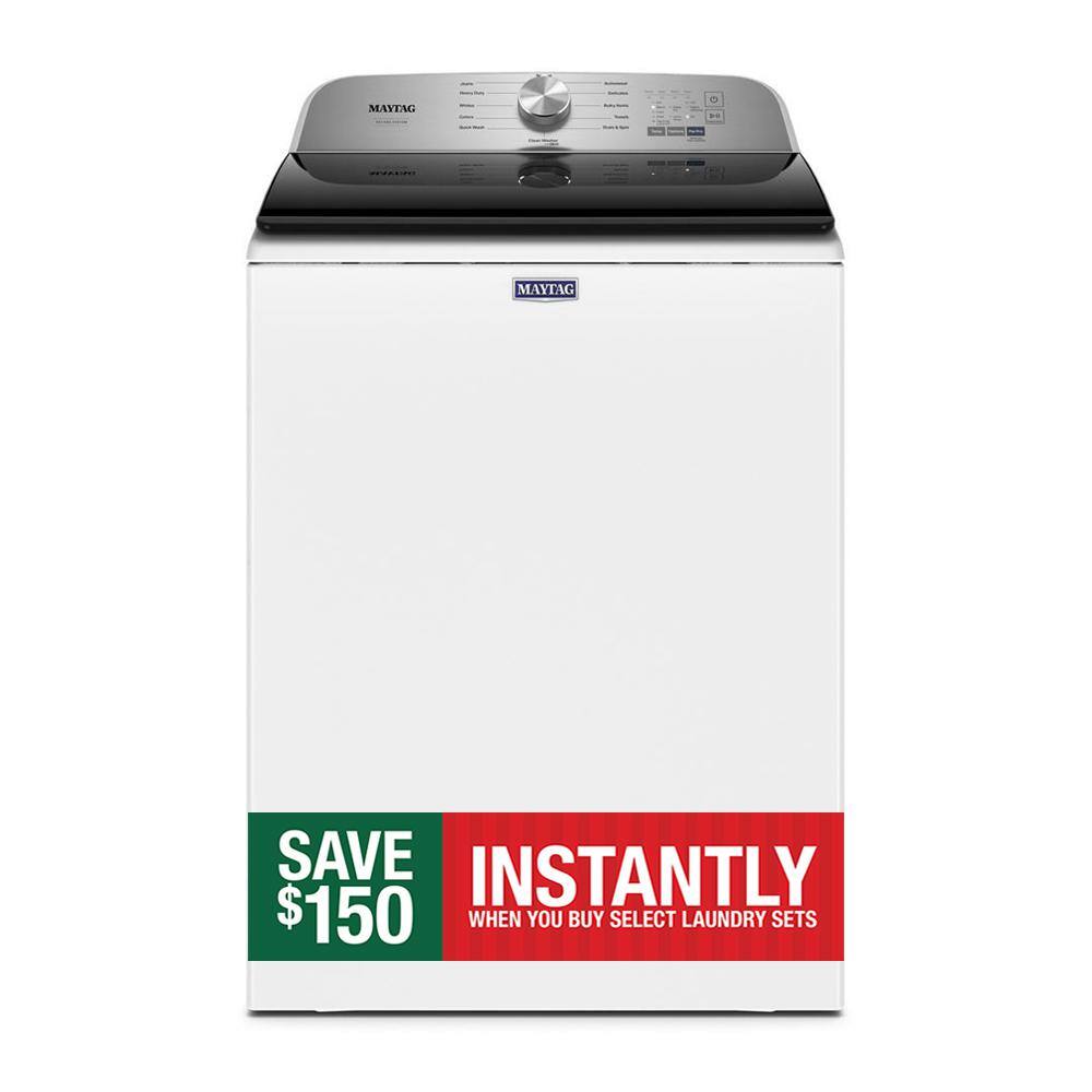Maytag 4.7 cu. ft. Pet Pro Top Load Washer in White MVW6500MW - The ...