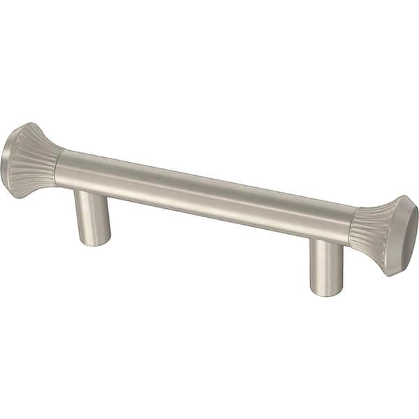 Liberty Classic Flare 3 in. (76 mm) Satin Nickel Cabinet Drawer Bar ...
