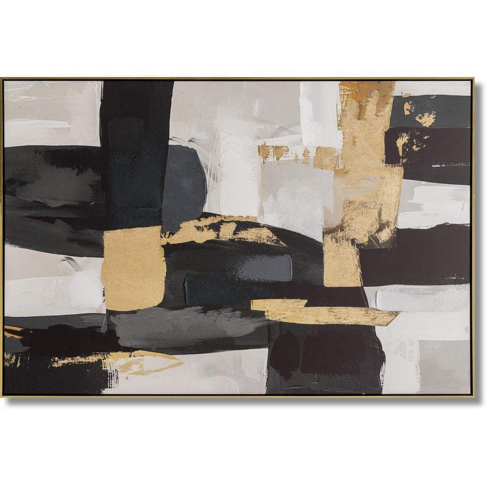 Classy Art 1 Piece Framed Graphic Print Abstract Art Print 40.4 in. x ...