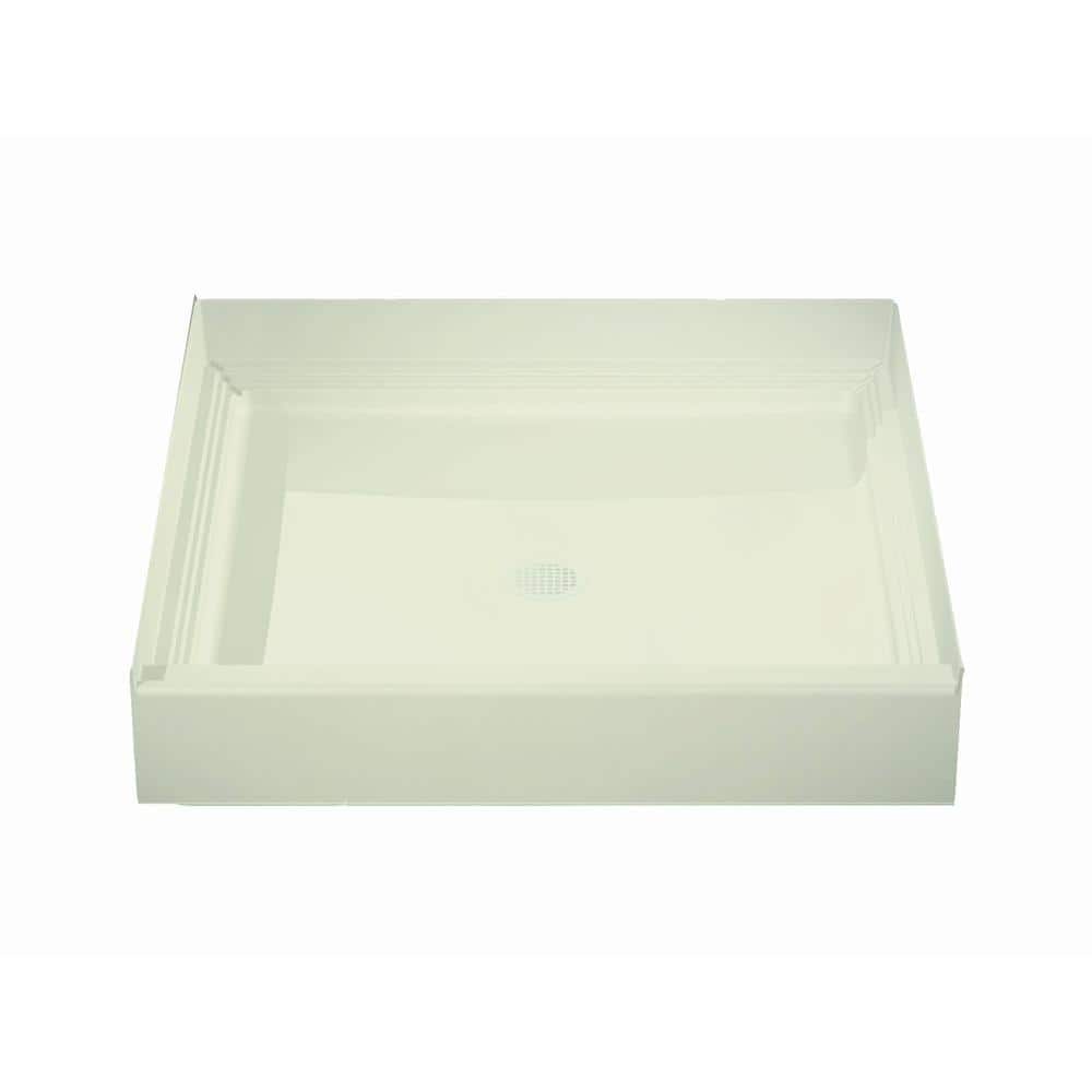 Aquatic Composite 36 in. x 36 in. x 6 in. Single Threshold Center Drain ...