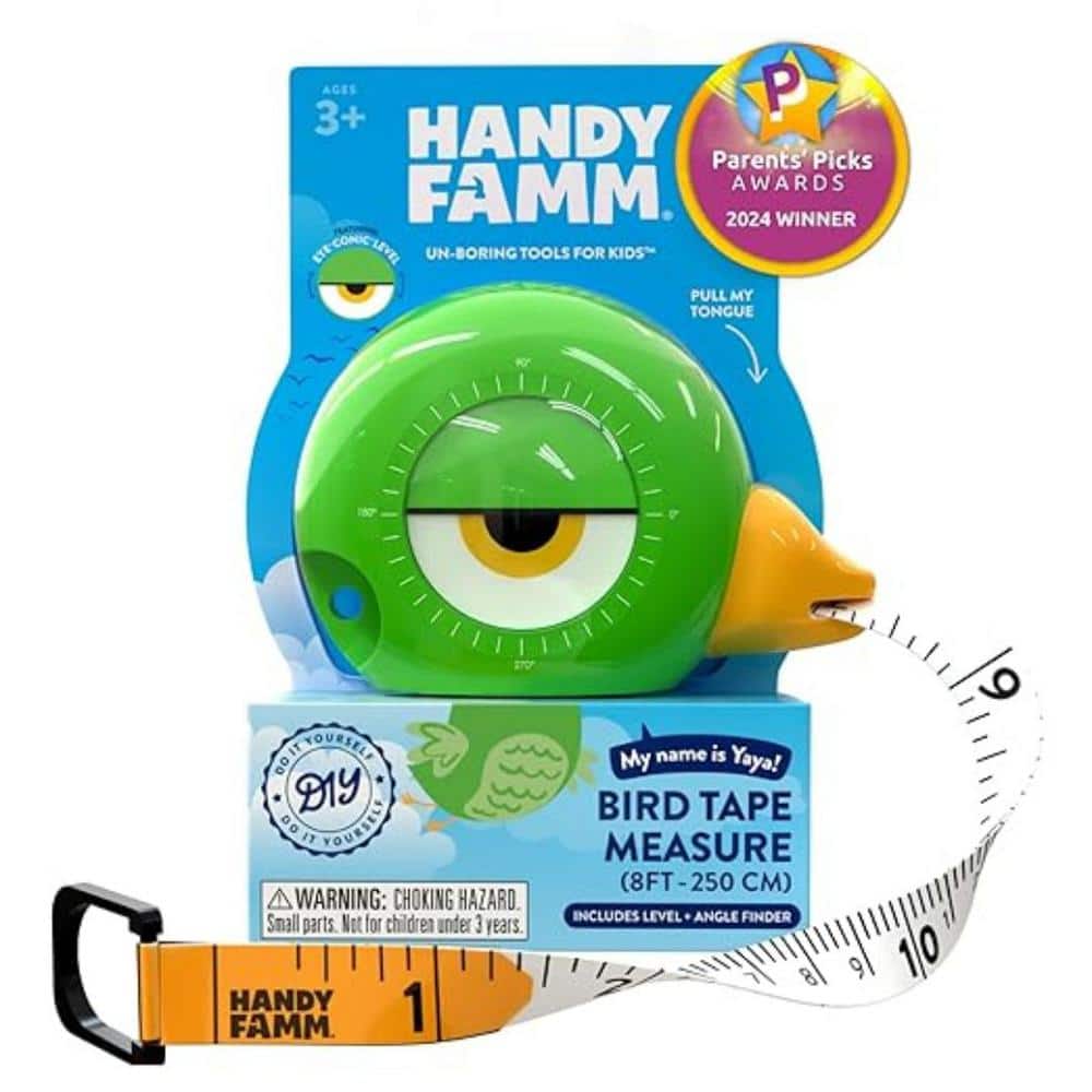 HANDY FAMM 250cm 8 ft. Metric Bird Kids Tape Measure HF-TT-1002 - The ...