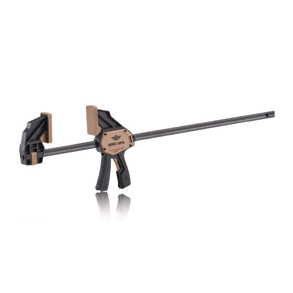SPEC OPS Trigger Clamp for Woodworking 25 in. Large 1-Handed Bar Clamp ...
