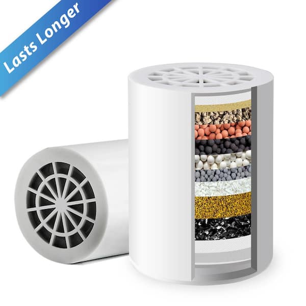 ISPRING 15-Stage Shower Filter Replacement Cartridge, Improves ...